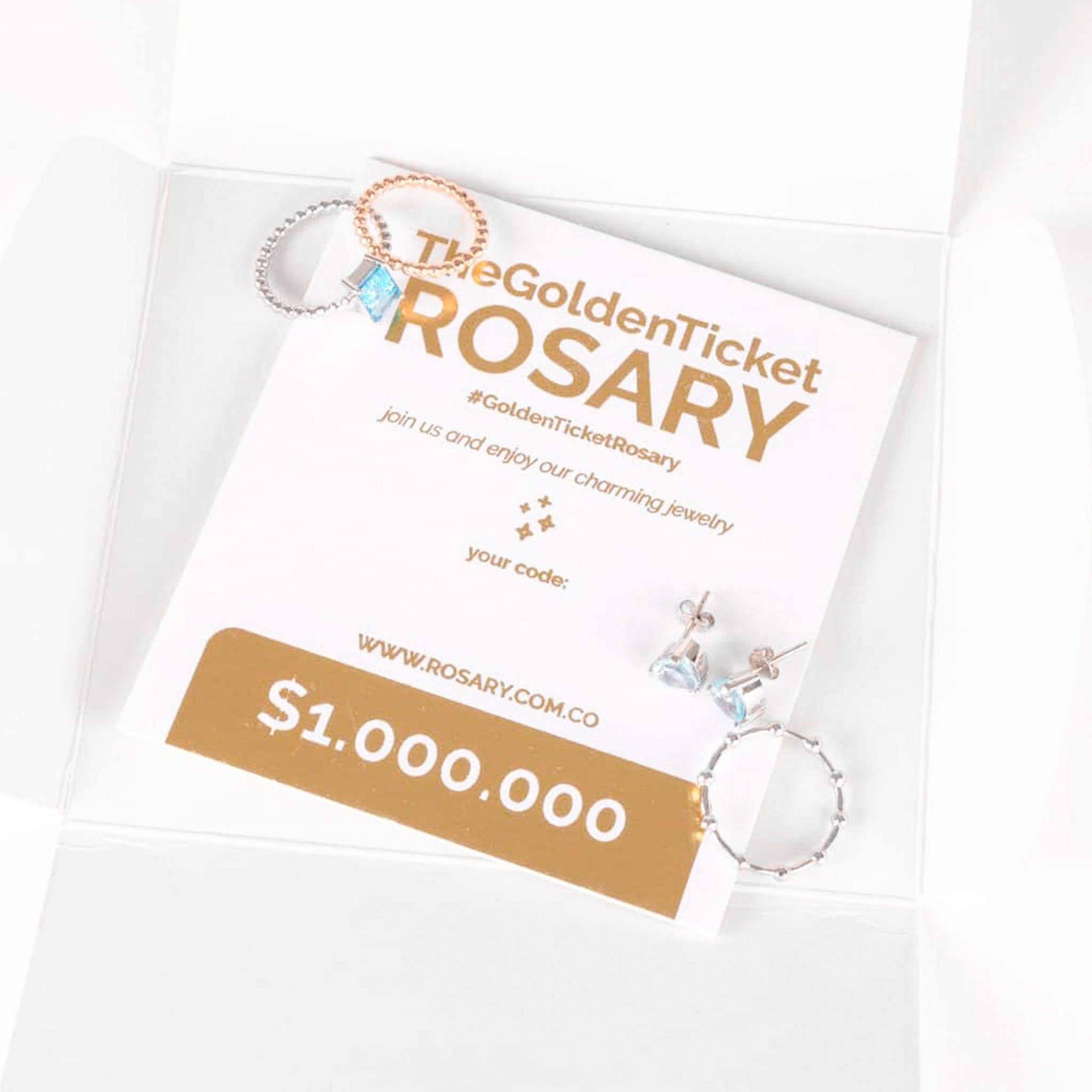 Golden Ticket – Rosary Jewelry